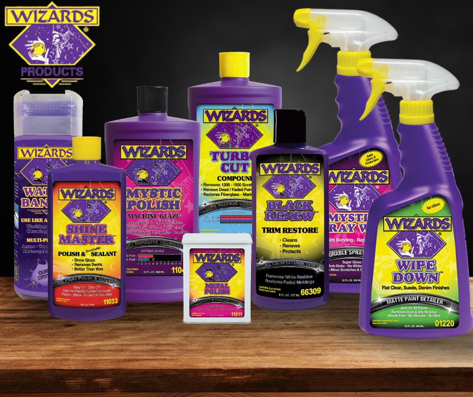 Wizards Detailing Products – RoostersPaintandBodySupplies