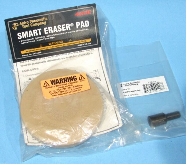 Astro Pneumatic Smart Eraser 400E Pad – 4" Diameter ...